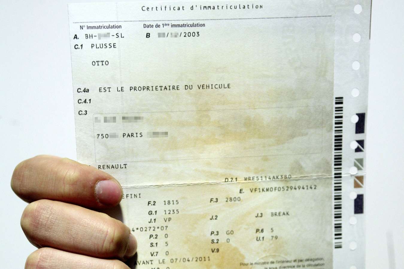 Apprendre à lire une carte grise - Les news de la région